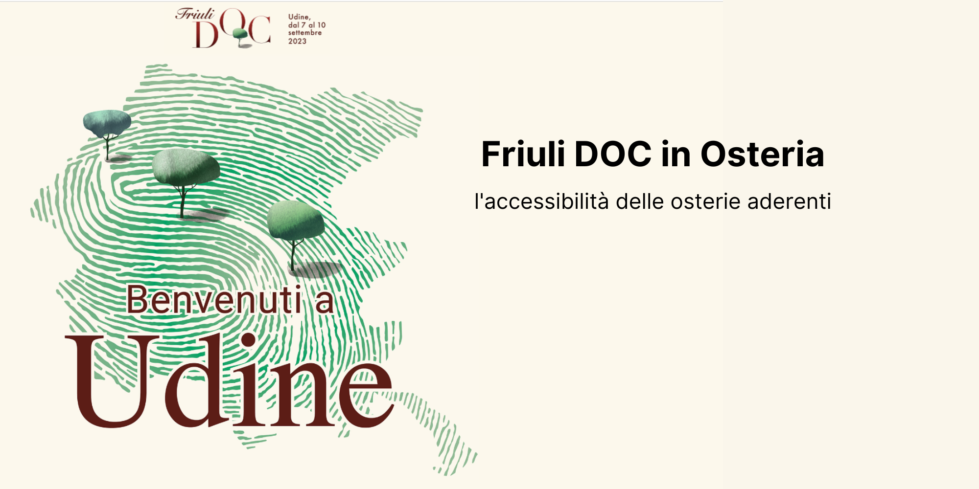 Friuli DOC in Osteria - Accessibilità by Willeasy